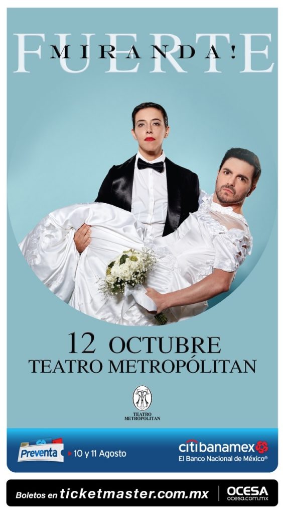 MIRANDA! PRESENTARÁ SU NUEVO ÁLBUM, "FUERTE", EN EL METROPÓLITAN ...